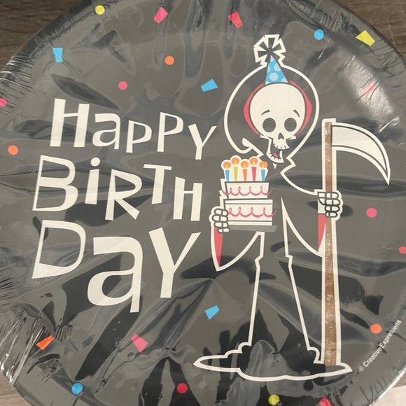 Paper Arts | Party Supplies | Paper Arts Happy Birthday Grim Reaper ...